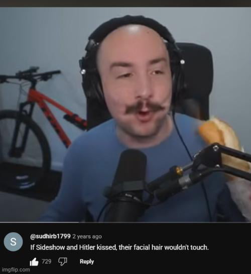 Hitler's Mustache ain't that small tho - 9GAG