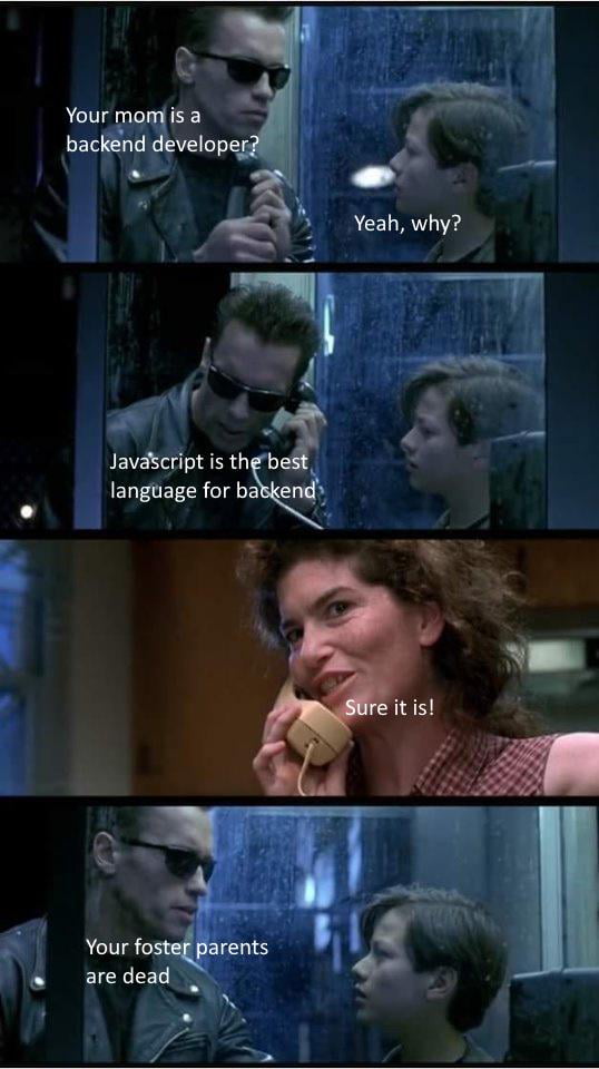 That backend take got dark real fast. - 9GAG