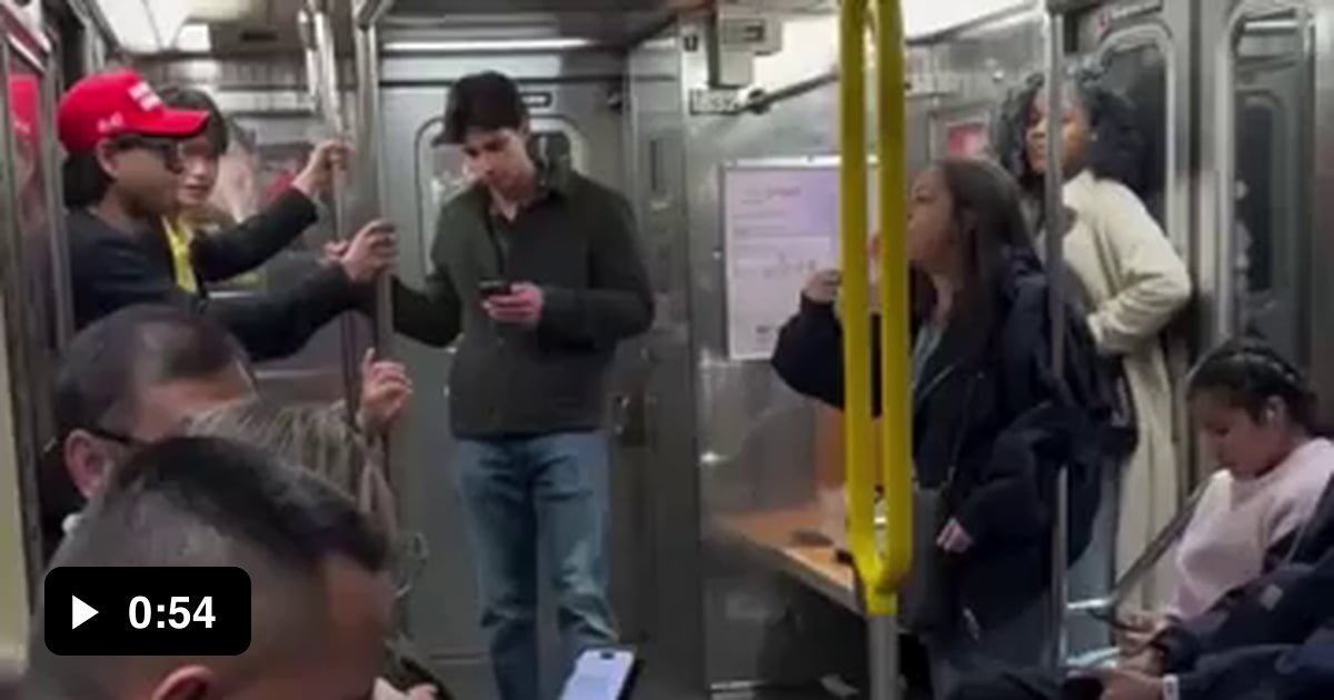 Trump MAGA hat causes freakout - 9GAG