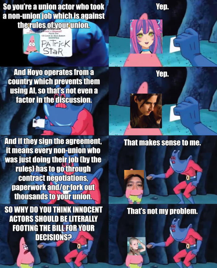 Isn't it funny how all they had to do to keep the entire community on their side was not behave ...