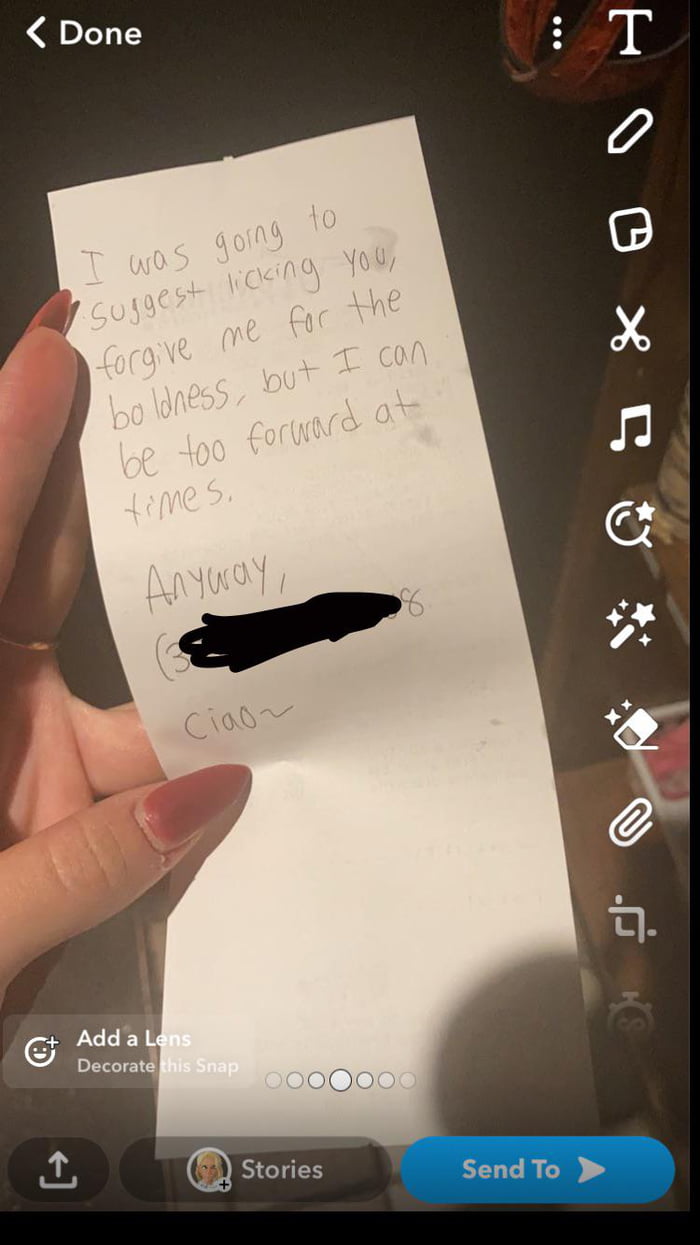 One-top leaves this CRAZY note and then stiffs slightly - 9GAG