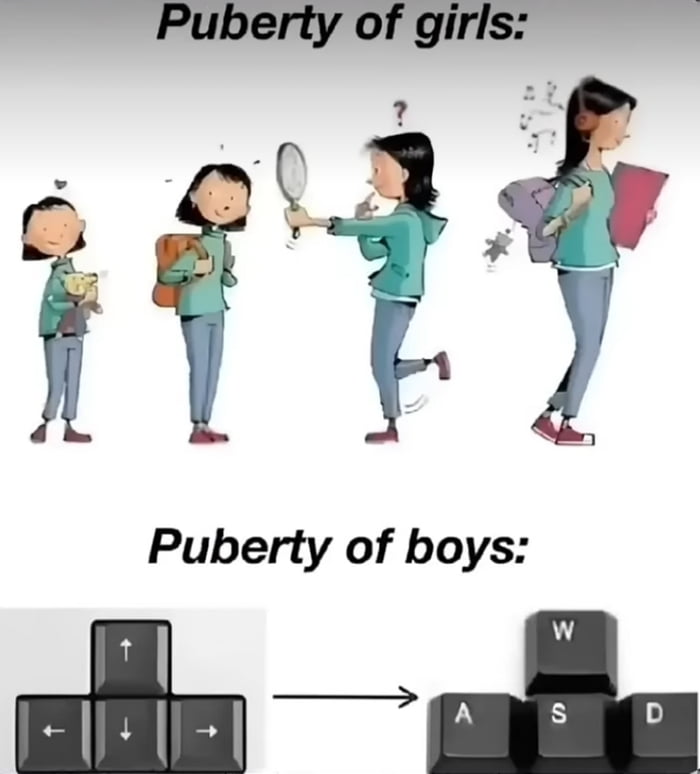 Guess i've had puberty at 7 years - 9GAG