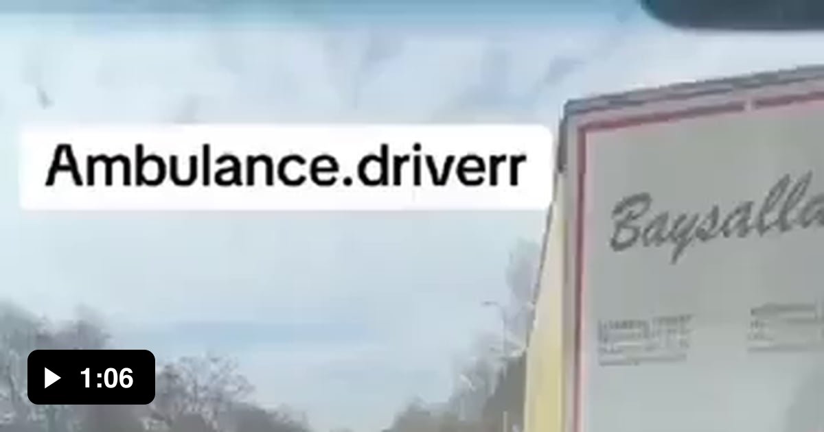 POV of an ambulance driver - 9GAG