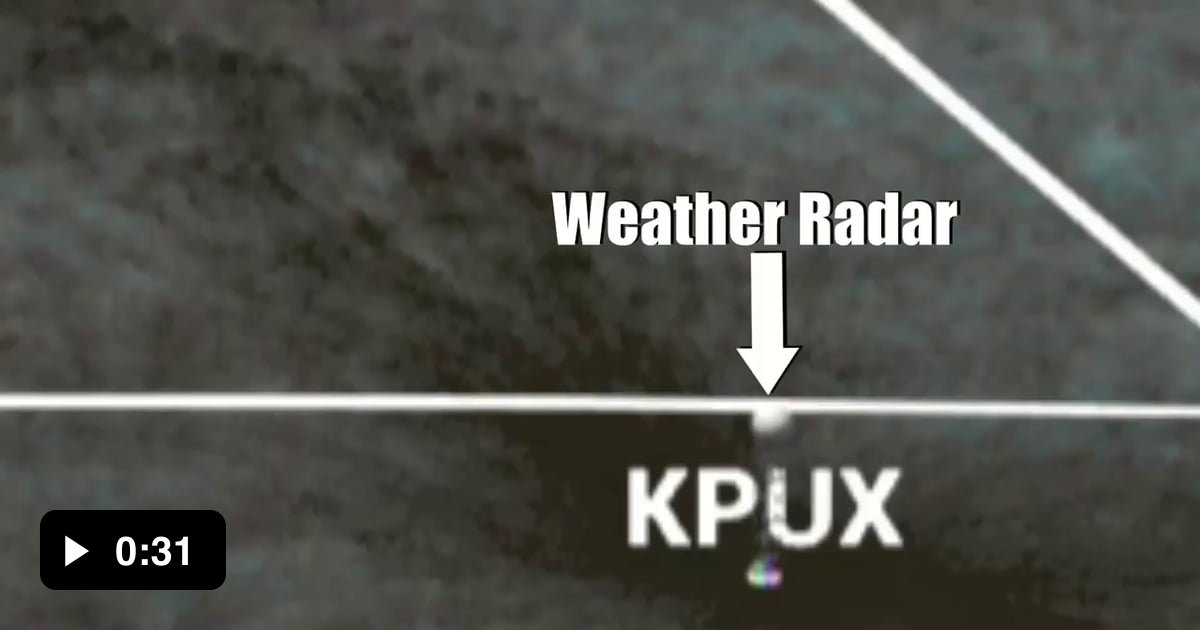 Although we're used to seeing 2D radar maps, the weather radars ...
