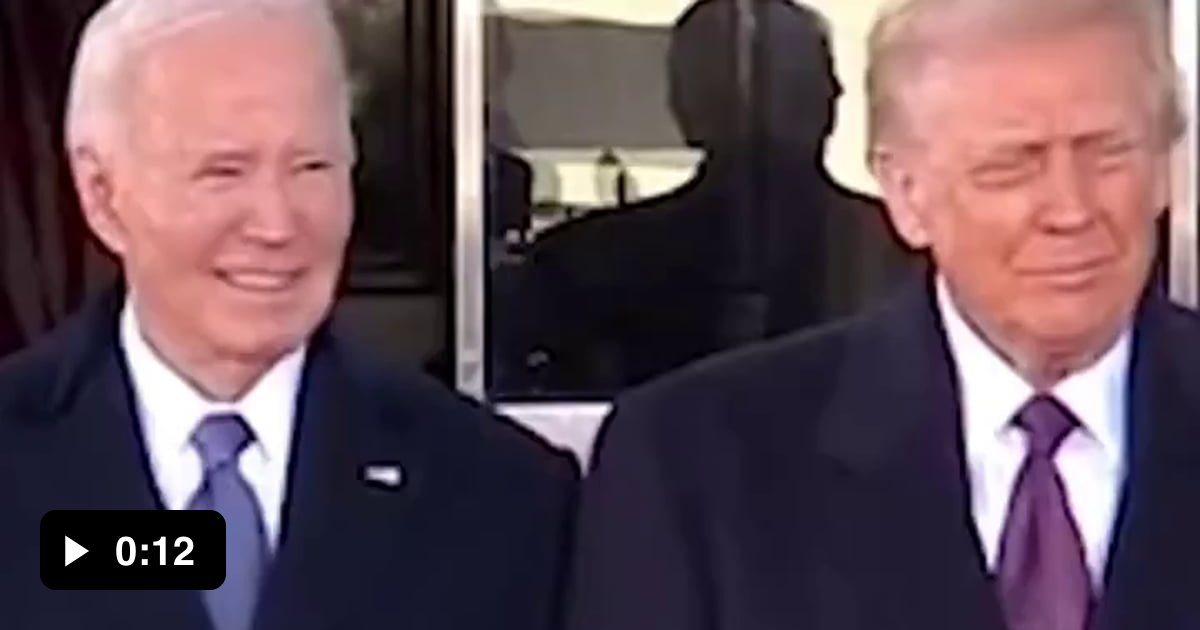Trump ignore Biden handshake - 9GAG