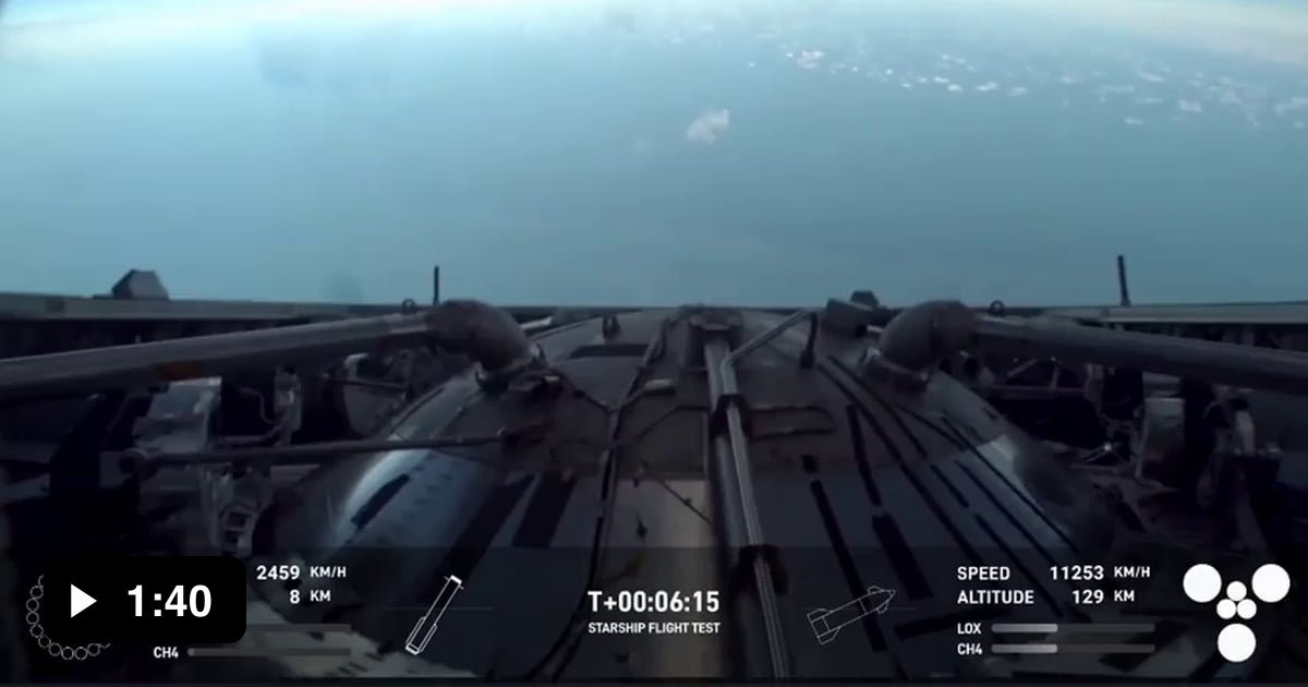 SpaceX Starship Flight 7 Booster Catch. - 9GAG