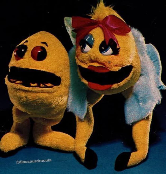 Pac Man puppets (1982) - 9GAG