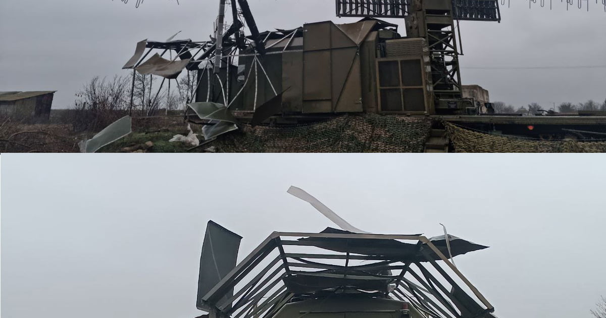 "The Armed Forces of Ukraine destroyed the Russian 1L119 "Nebo-SVU ...