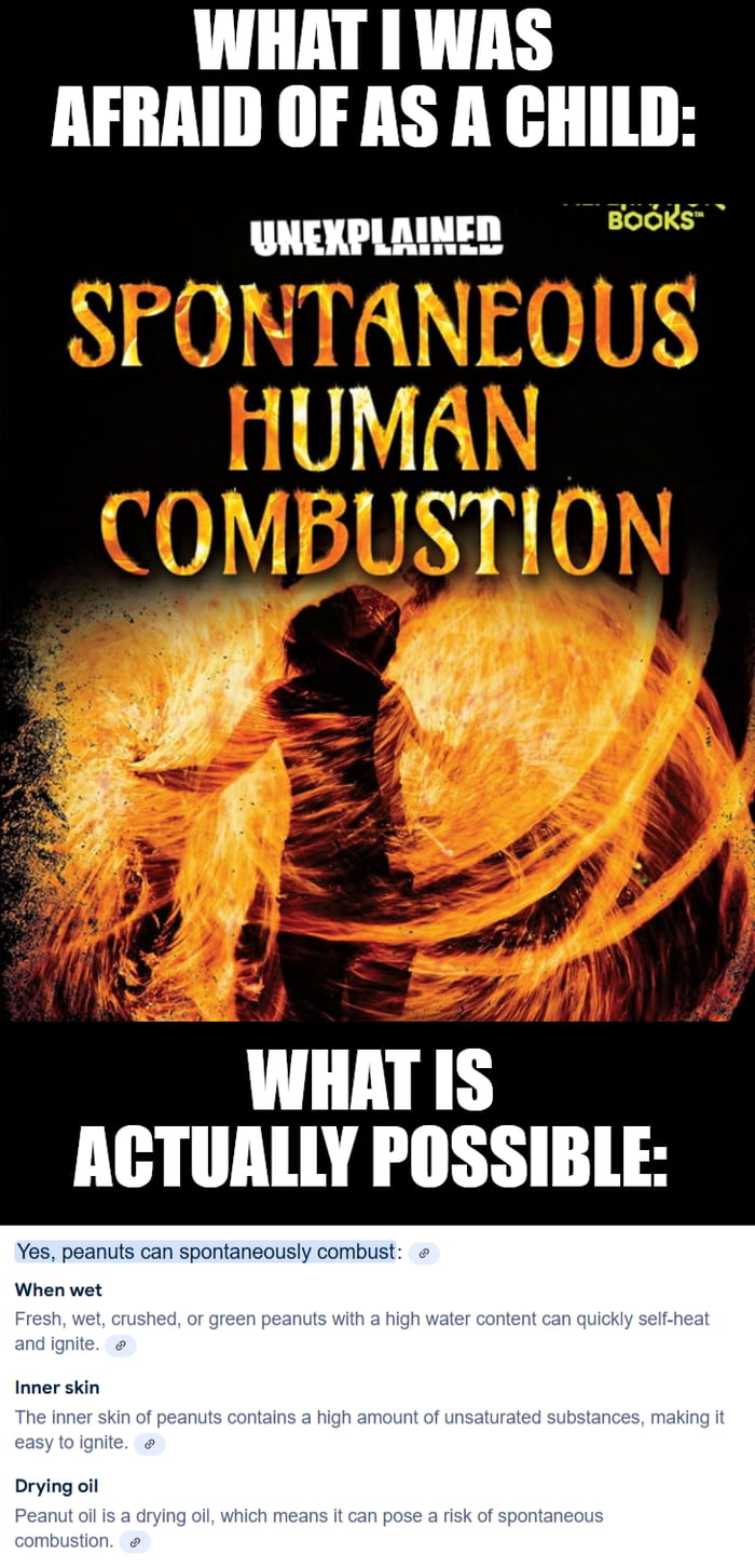 TiL: Spontaneous combustion is possible - 9GAG