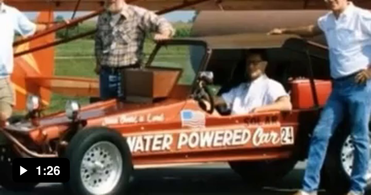 The Inventor of the Water Powered Car 💀 - 9GAG