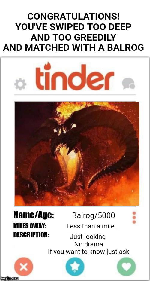 You swiped too deep and too greedily... - 9GAG