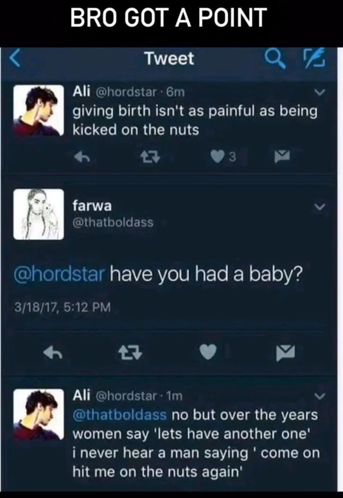 He makes a very compelling argument. - 9GAG