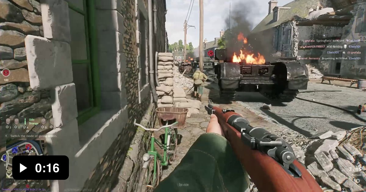 🎮Enlisted Multiplayer Gameplay M1903A1 #enlisted #M1903a1 - 9GAG