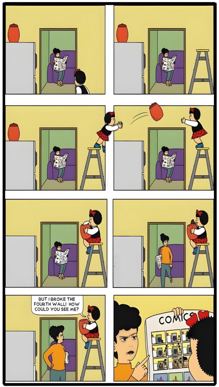 Fourth Wall break, inside a Fourth Wall break...that's like sixteen ...