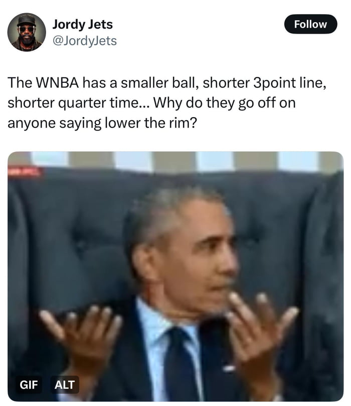 NGL I’d pay to see a WNBA dunk contest - 9GAG