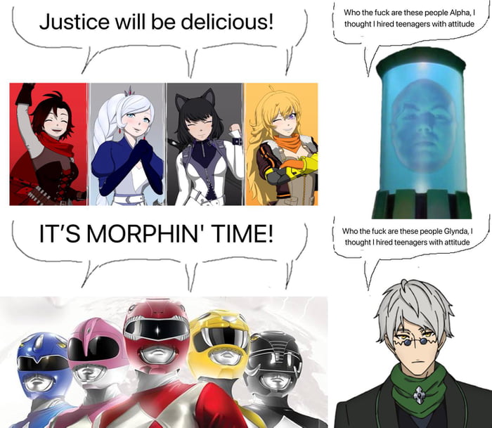 RWBY x Power Rangers by TheSpiderPatriot - 9GAG