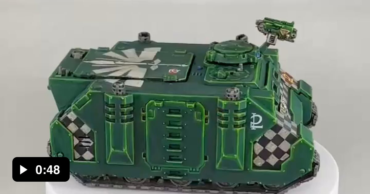 Dark Angels - Rhino / Razorback - 2nd Squad APC Transport - 9GAG