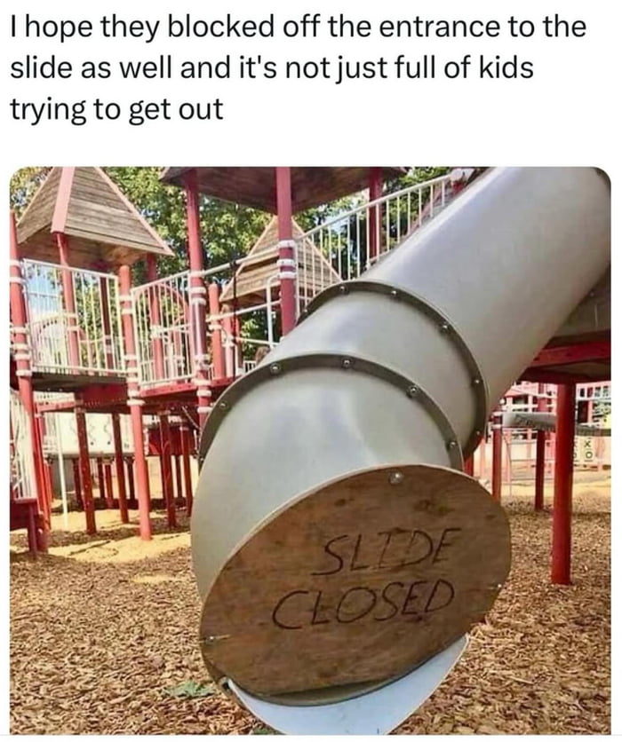 Hopefully there's not a secret kid society inside - 9GAG