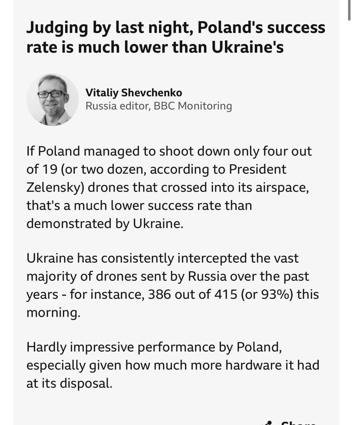 Ukraine air defense proven to be much superior to NATO’s. - 9GAG