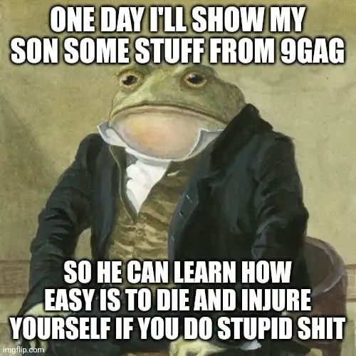 Hopefuly, he'll use it so he can avoid doing that, not to give him ...