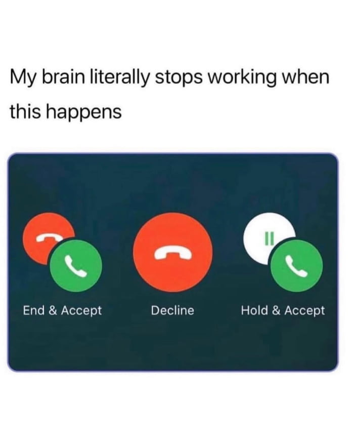 My brain cells just give up when this happens - 9GAG