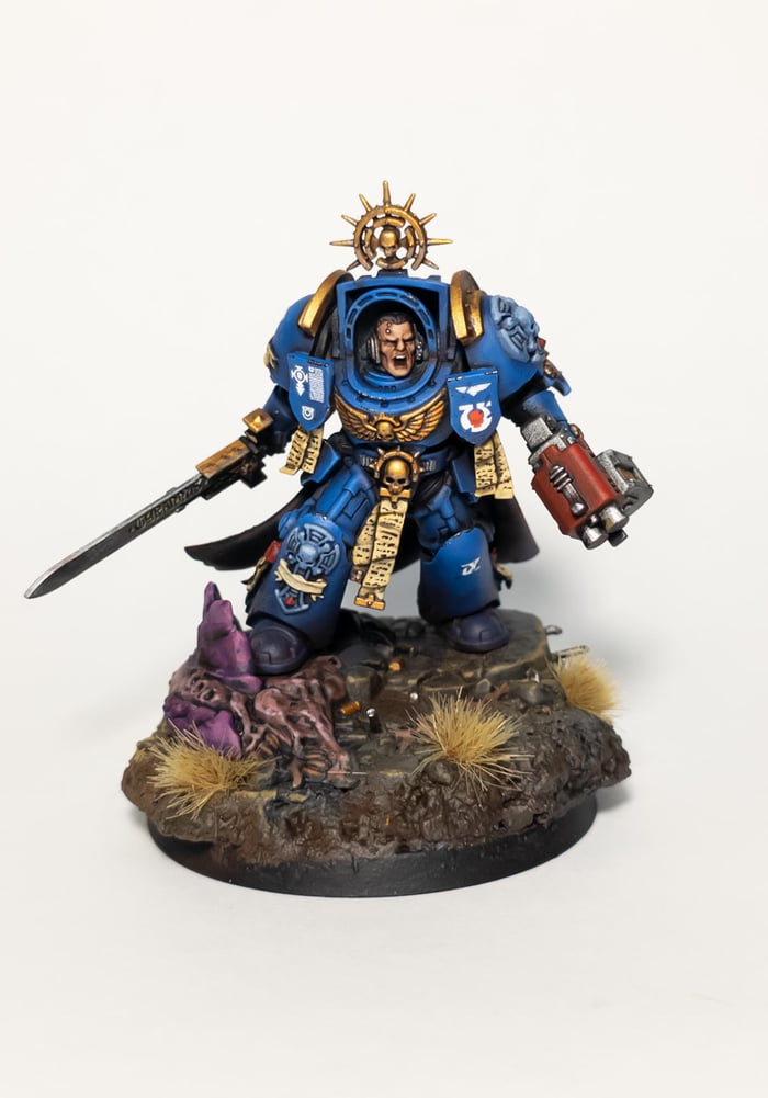 Ultramarines terminator from the Combat Patrol mag - 9GAG