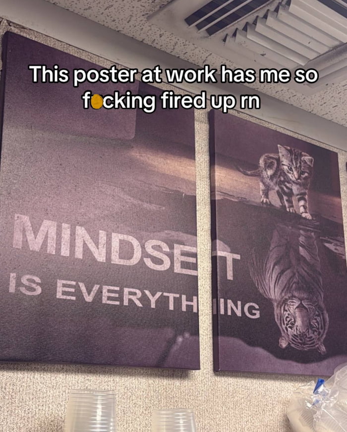Mindset is everything, especially when you can't fit it all on one canvas - 9GAG