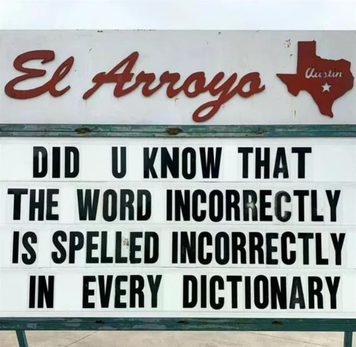 Spell check... - 9GAG