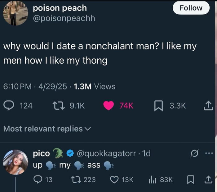 Men like my thong - 9GAG