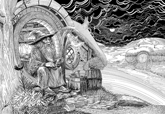 Ive worked super hard drawing this imaginary scene over the last few weeks… Please view full ...