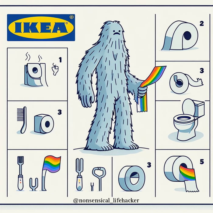 #Nonsensical_ikea_instructions @nonsensical_lifehacker - 9GAG