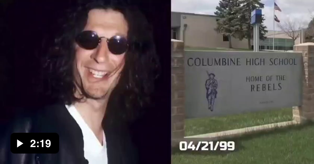 Howard Stern commenting on Columbine High School - 9GAG