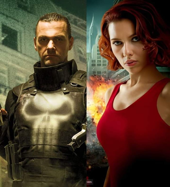 Punisher VS Black Widow - 9GAG