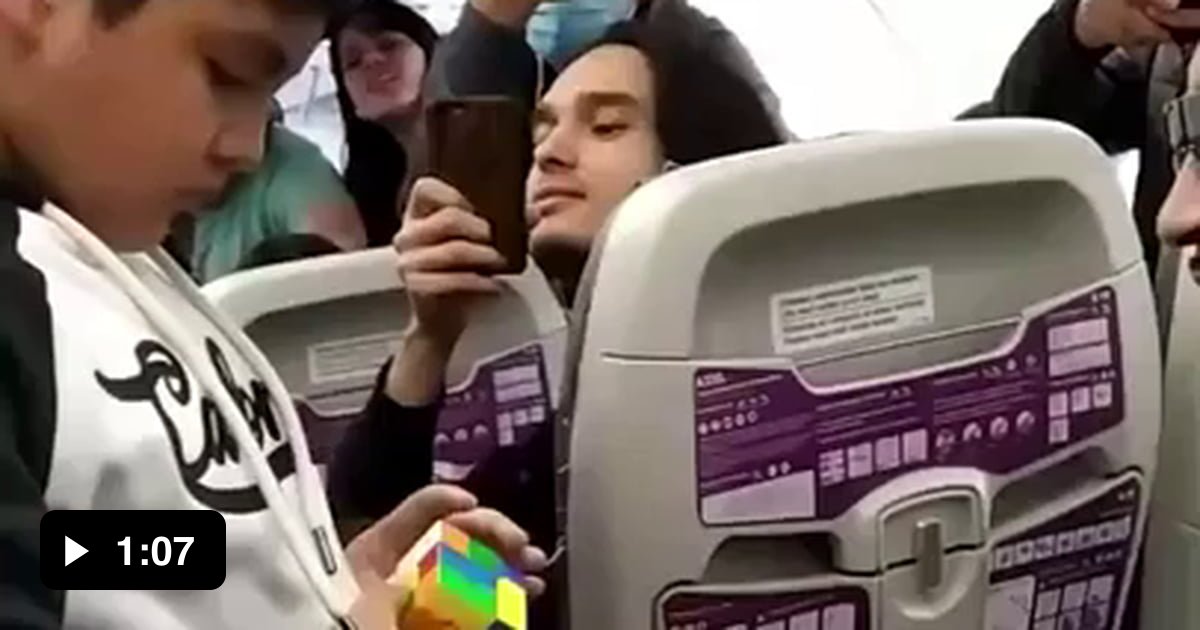 Such a young speedcuber and such fast hands. - 9GAG