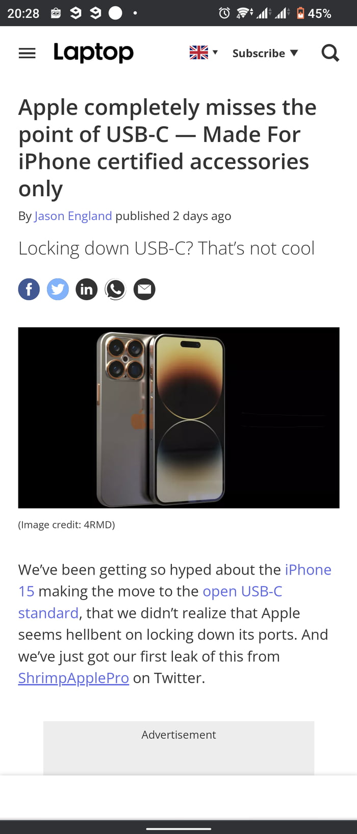 Apple, The Irony... - 9GAG