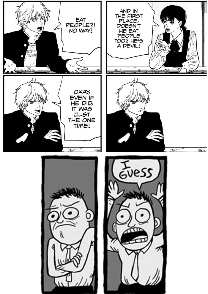 The last 2 panels kinda reminds me of this meme - 9GAG