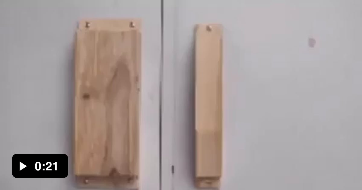 Demonstration of how an Ancient Egyptian lock would work - 9GAG