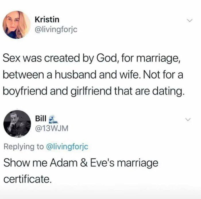 Adam and Eve - 9GAG
