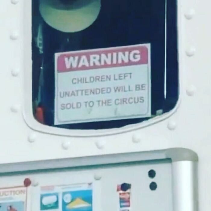 Unattended children easy solution - 9GAG