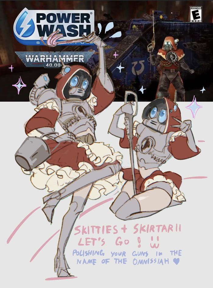 Admech are too weak to fight now but we can help in other ways!! :3 - 9GAG