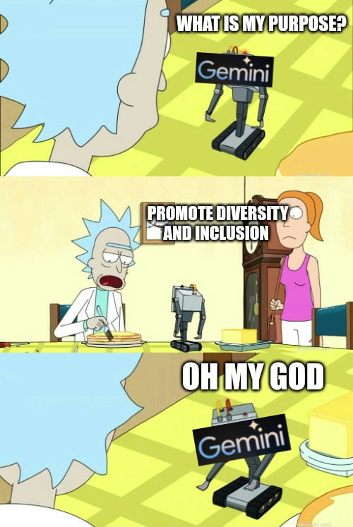 Poor Gemini, trained wrong as a joke - 9GAG