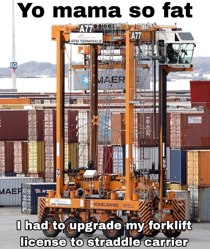 73 ton vehicle, capable of lifting 50 tons. 🇸🇪 - 9GAG