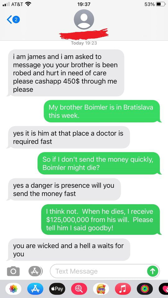 Scam Texts But Scammers Are Such Fun To Mess With At Times 9GAG Scam Texts But Scammers Are Such Fun To Mess With At Times 9GAG