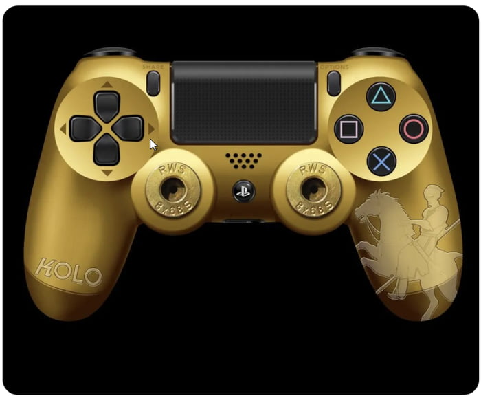 PlayStation DualShock joystick made out of 152mm shell. You can win ...