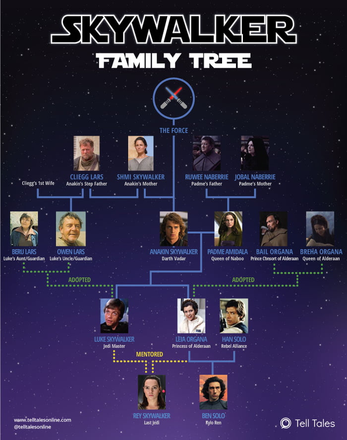 Please, brain, let’s sleep. Brain: You must learn Star Wars family tree ...