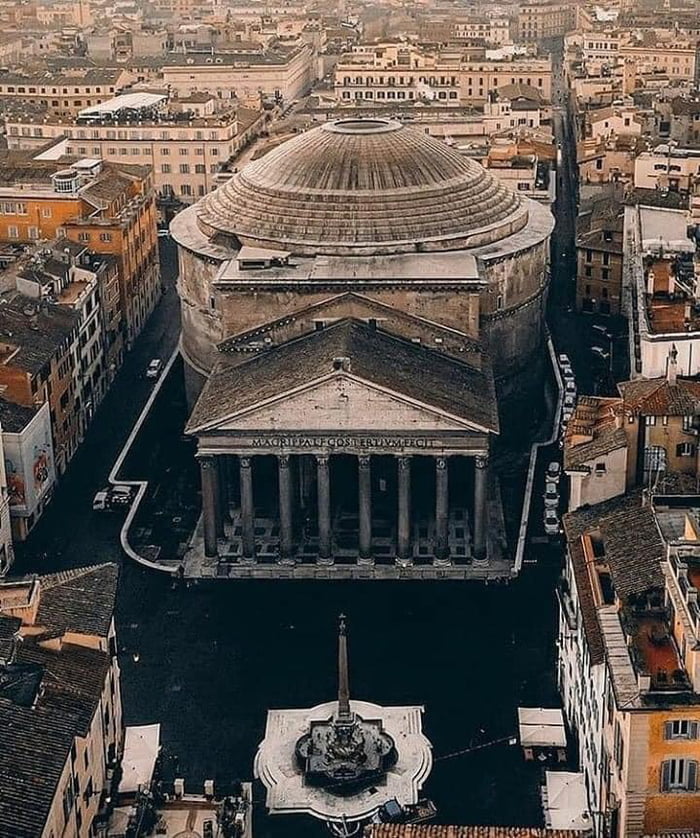 The Pantheon is still the largest unsupported concrete dome in the ...