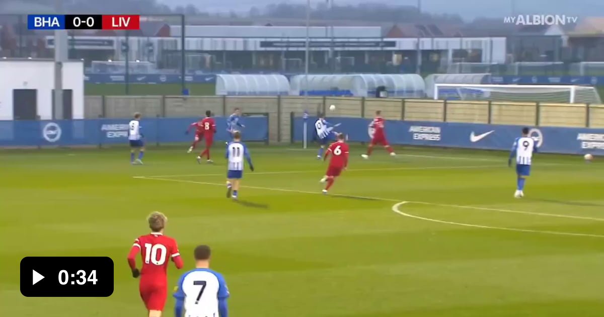 15-year-old Harry Howell scores twice on his PL2 debut for Brighton's ...