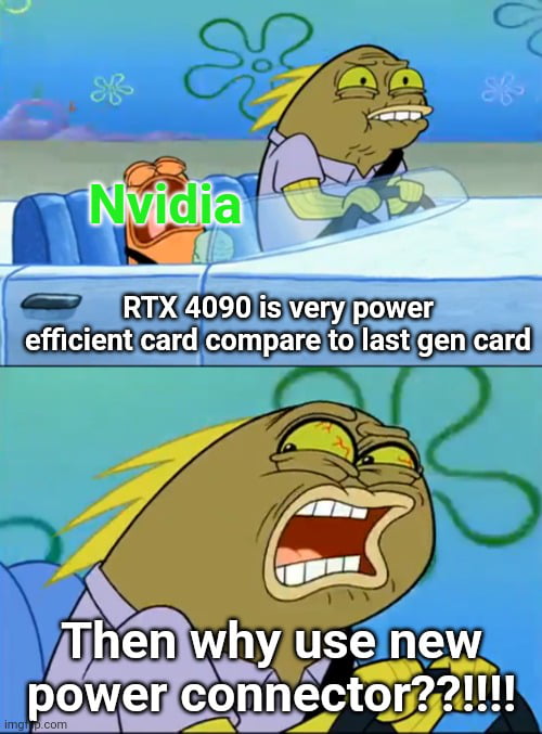 New rtx 4090 is very efficient because of TSMC process - 9GAG