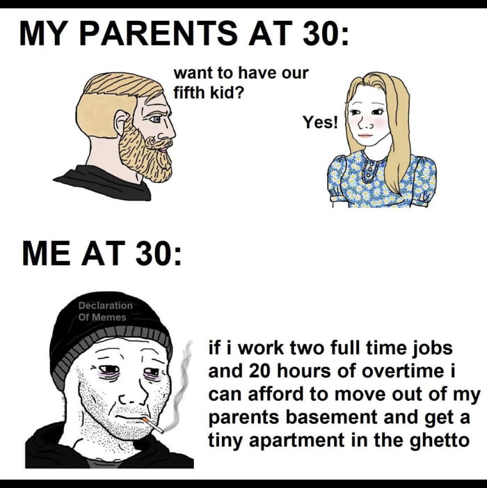 Hard times create strong men - 9GAG