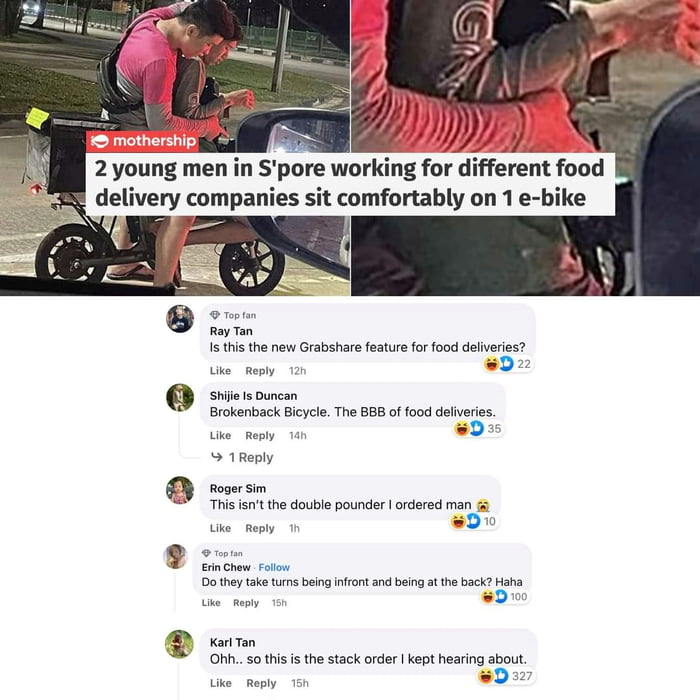 Grabshare brokeback bicycle - 9GAG